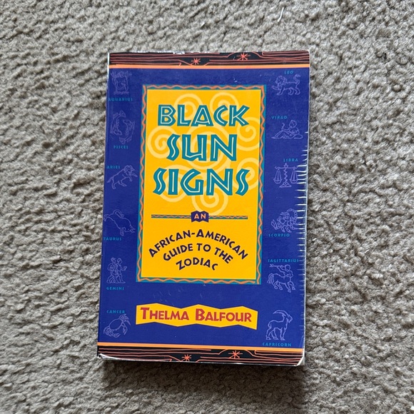 Other | Black Sun Signs Book By Thelma Balfour | Poshmark